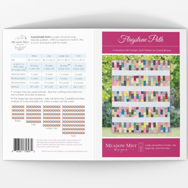 Flagstone Path - Printed Pattern – Meadow Mist Designs