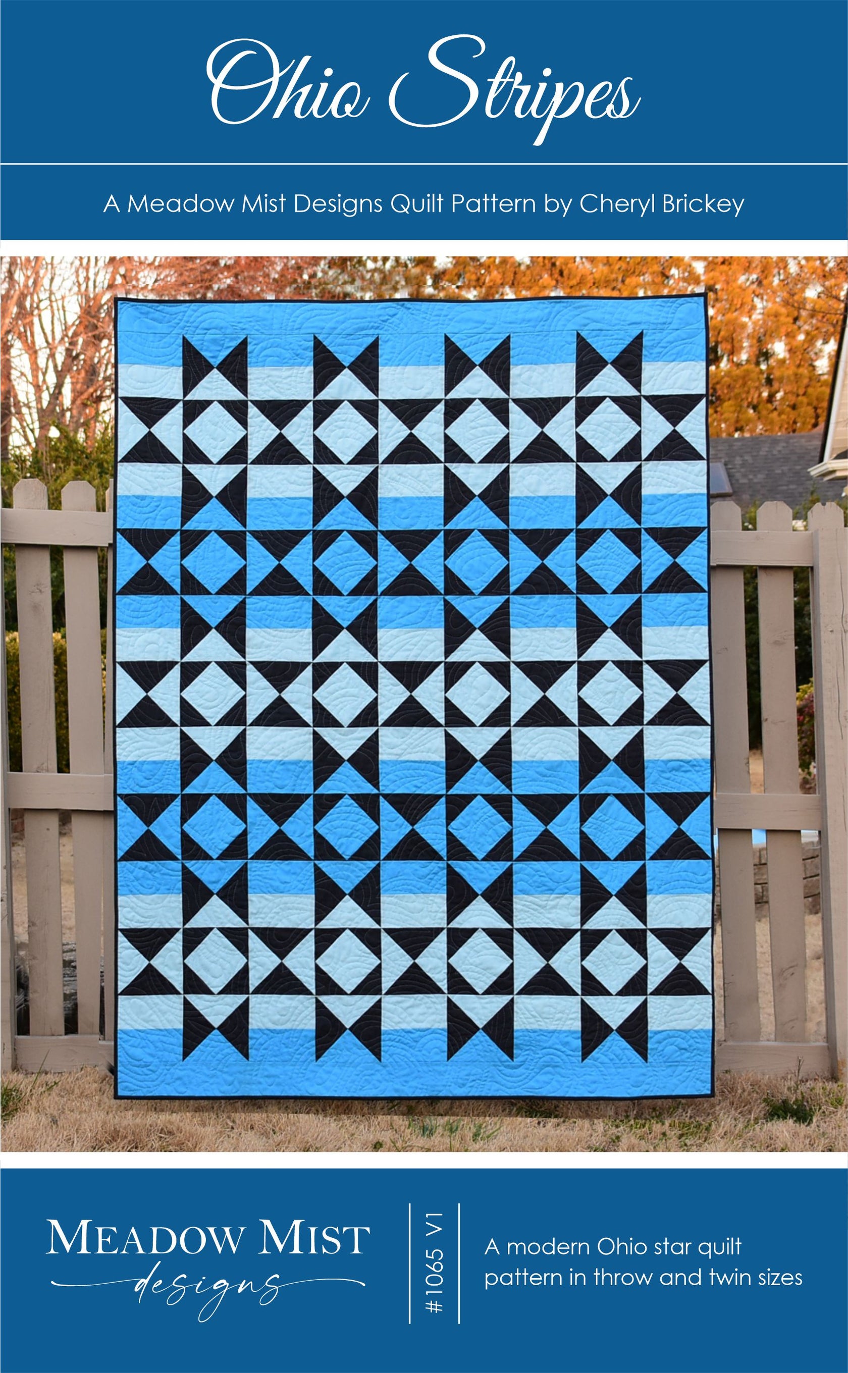 Ohio Stripes - Digital Pattern – Meadow Mist Designs