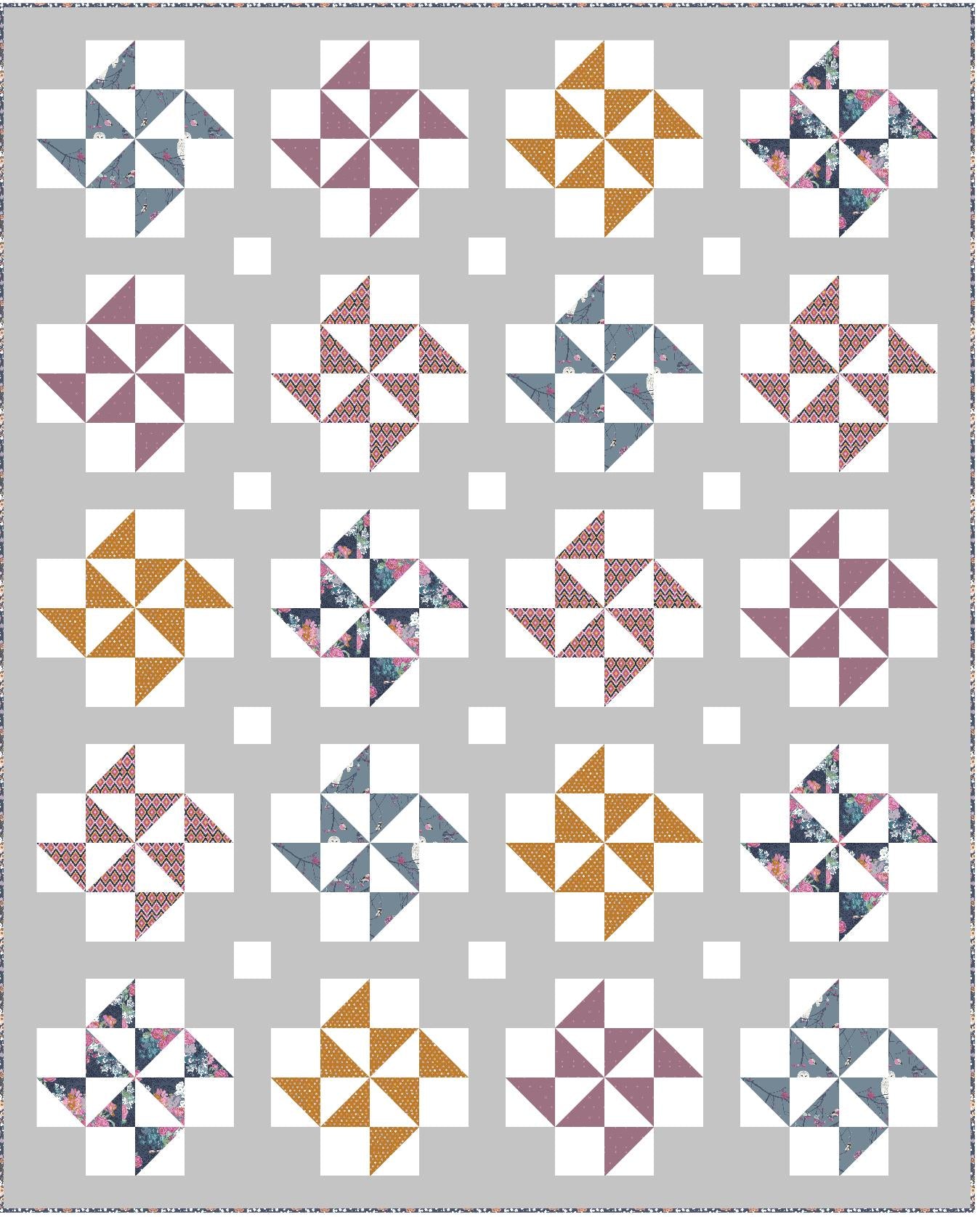 Windmill - Digital Pattern – Meadow Mist Designs