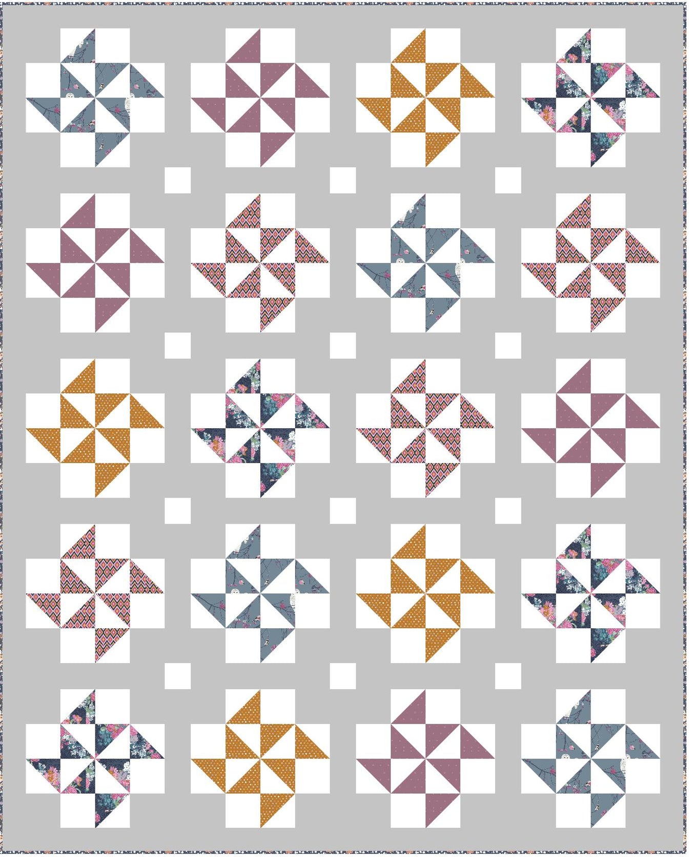 Windmill - Digital Pattern – Meadow Mist Designs