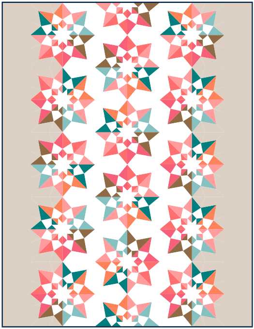 Wishing Star - Printed Pattern – Meadow Mist Designs