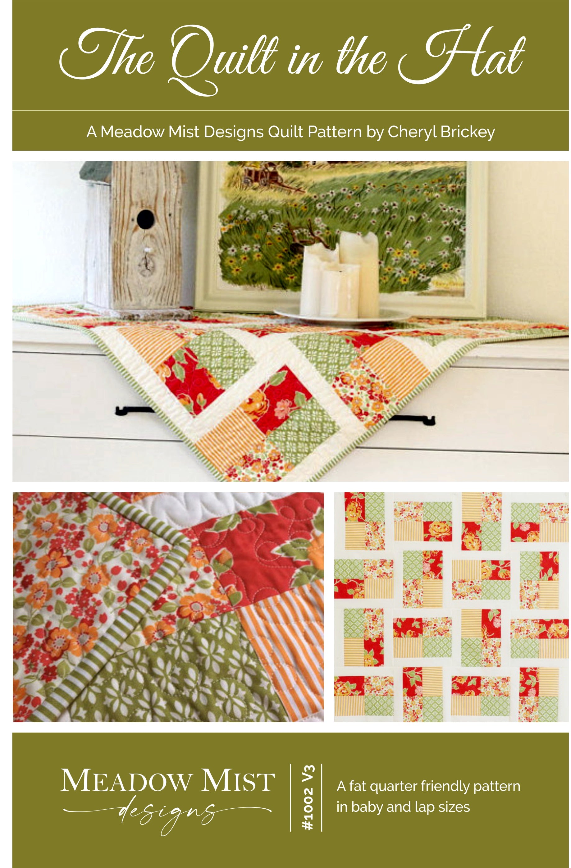 The Quilt in the Hat - Digital Pattern – Meadow Mist Designs